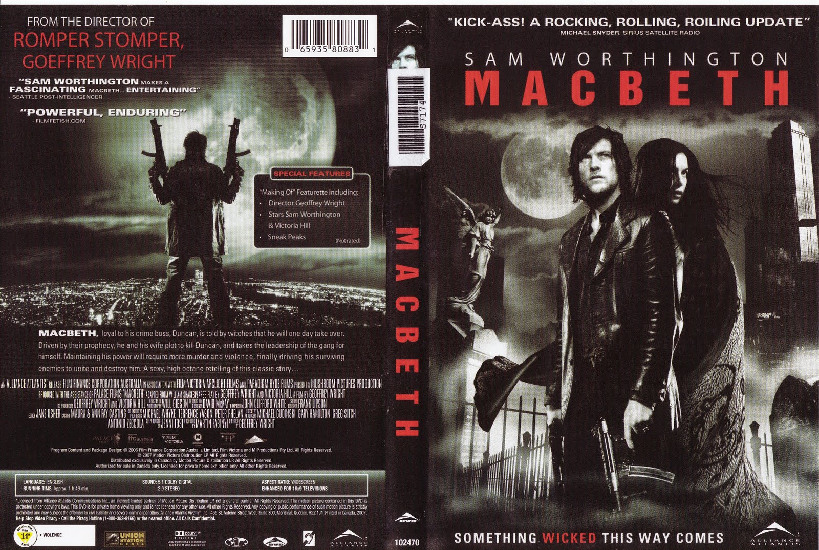 DVD Lables: MACBETH